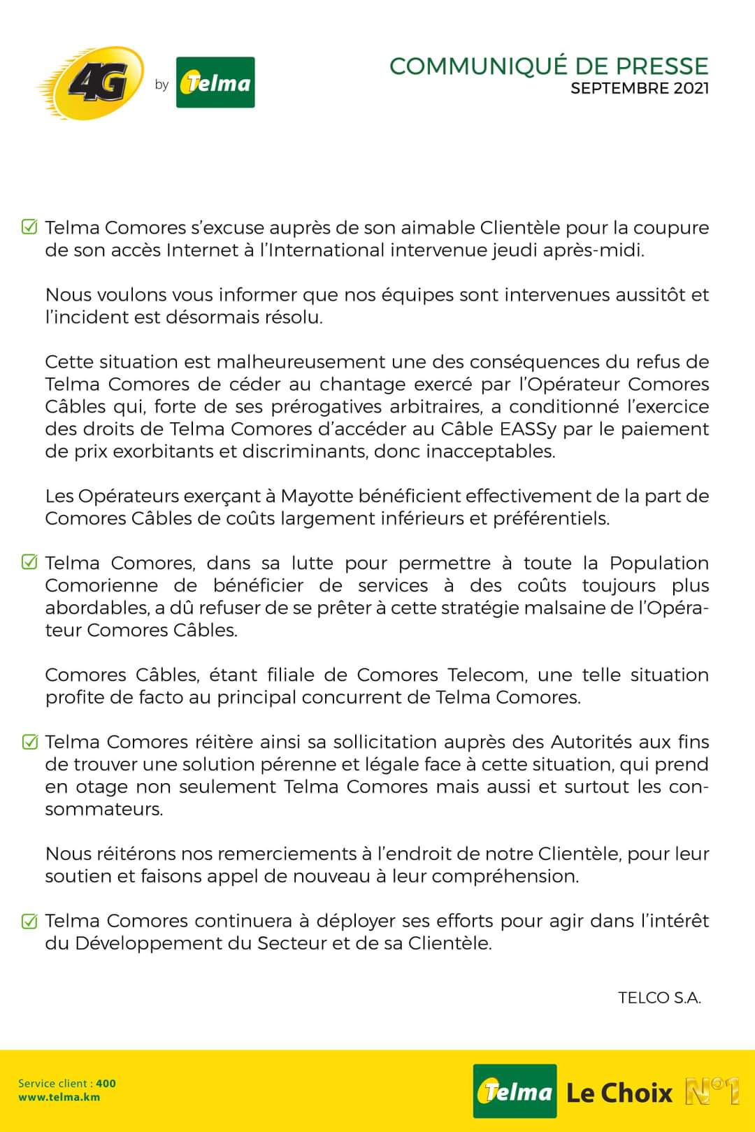 Internet aux Comores en 2022 : histoire d’une régression – UYENSHI COMORES